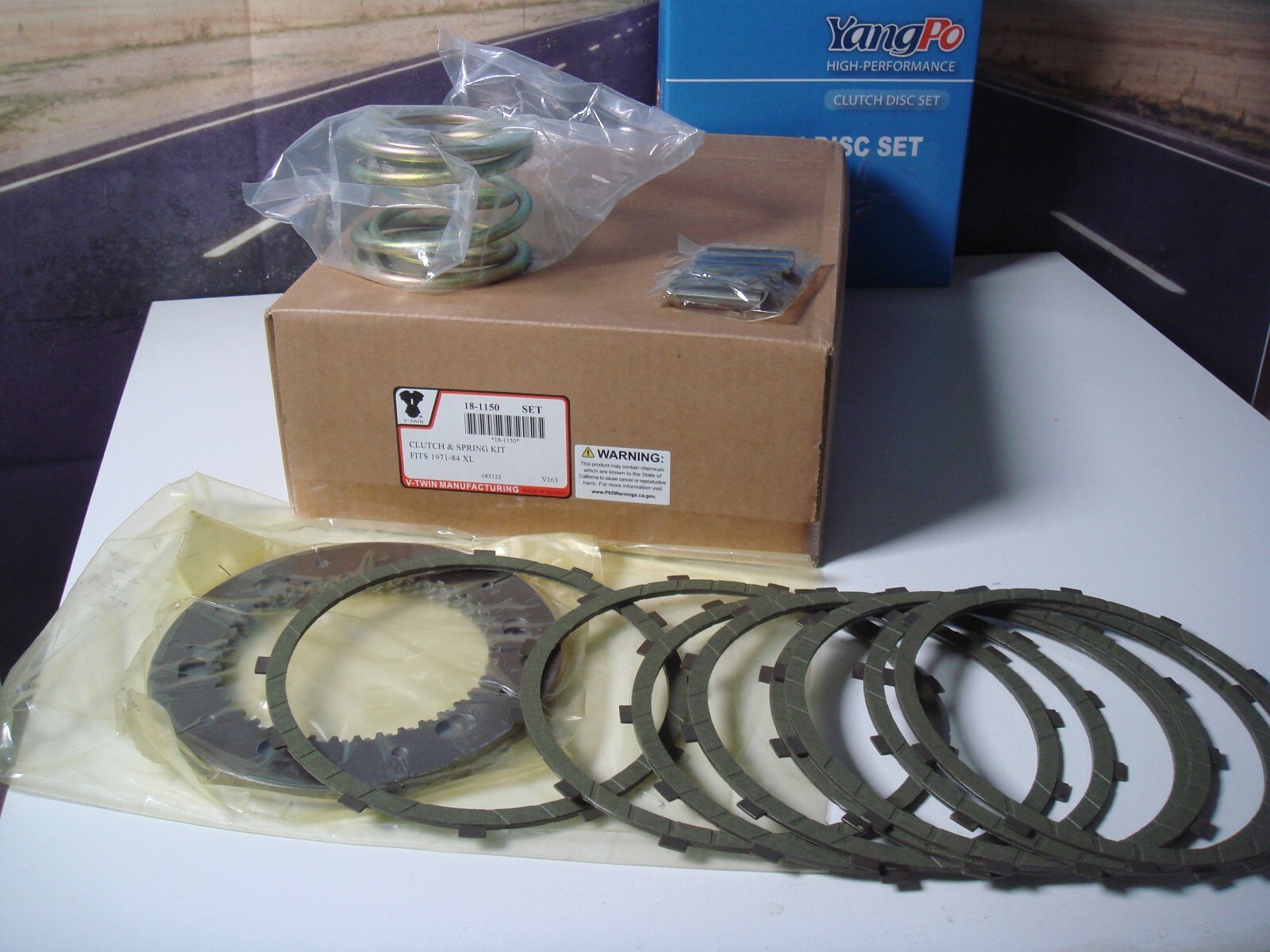 Harley Clutch Spring Set Sportster 1000 1971-1984 Ironhead V-Twin 18 ...