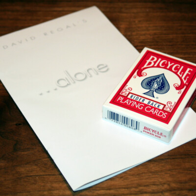 ALONE BY DAVID REGAL RED BACK BICYCLE - CARD MAGIC | eBay
