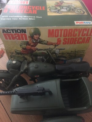 Action Man motorcycle and side car 1970’s. RARE. | eBay