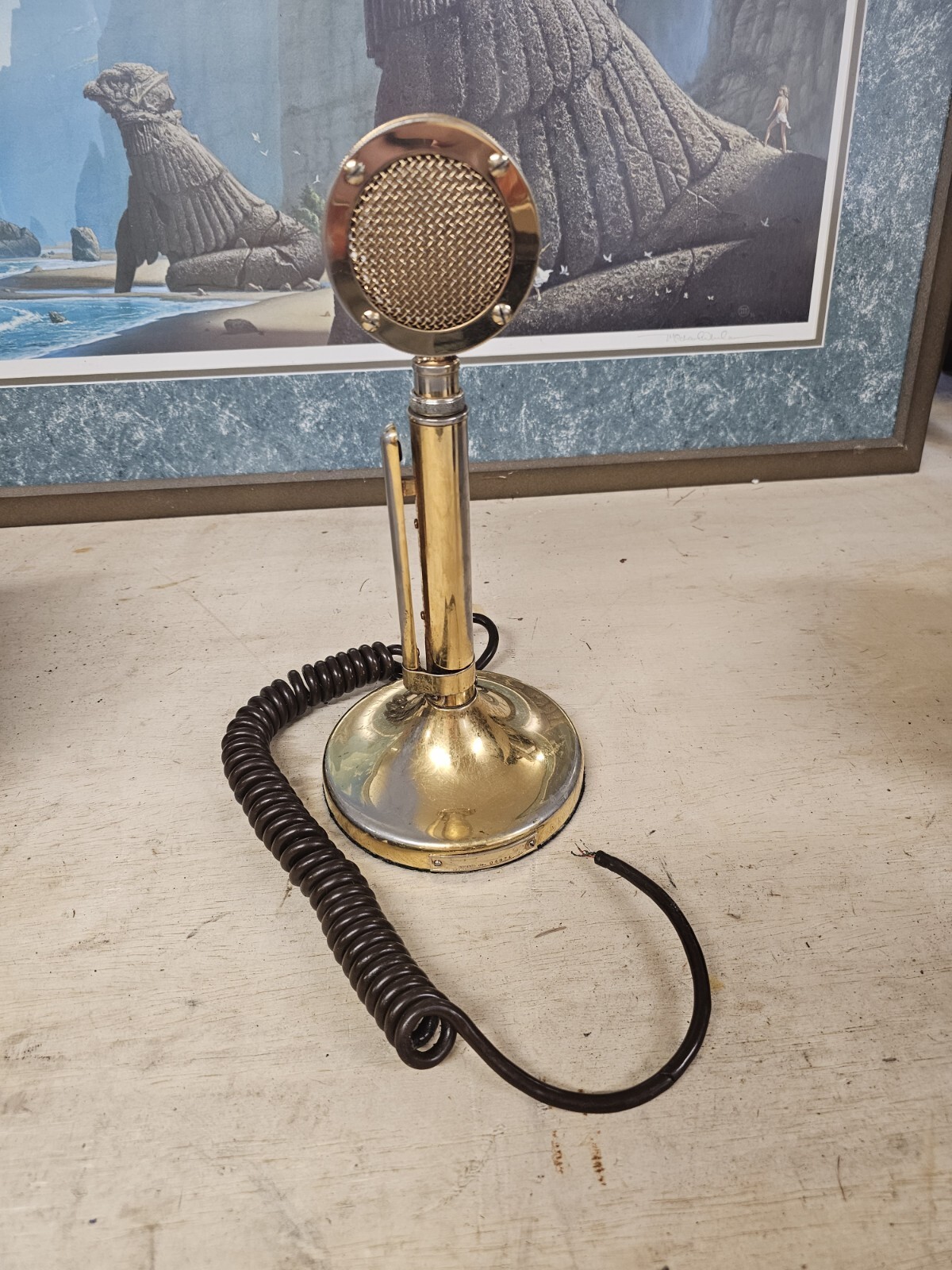 Vintage Astatic D-104 Golden Eagle Desk Microphone | eBay