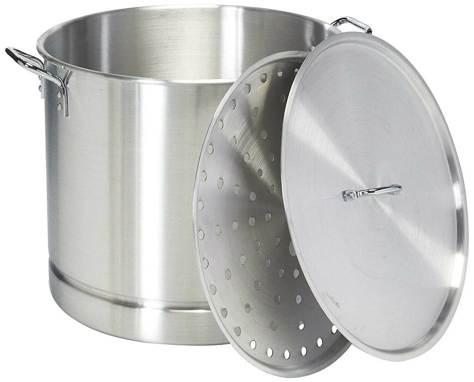 14 Pieces Aluminum Stock Pot Set With Steamer,Commercial Stock Pot Pans ...