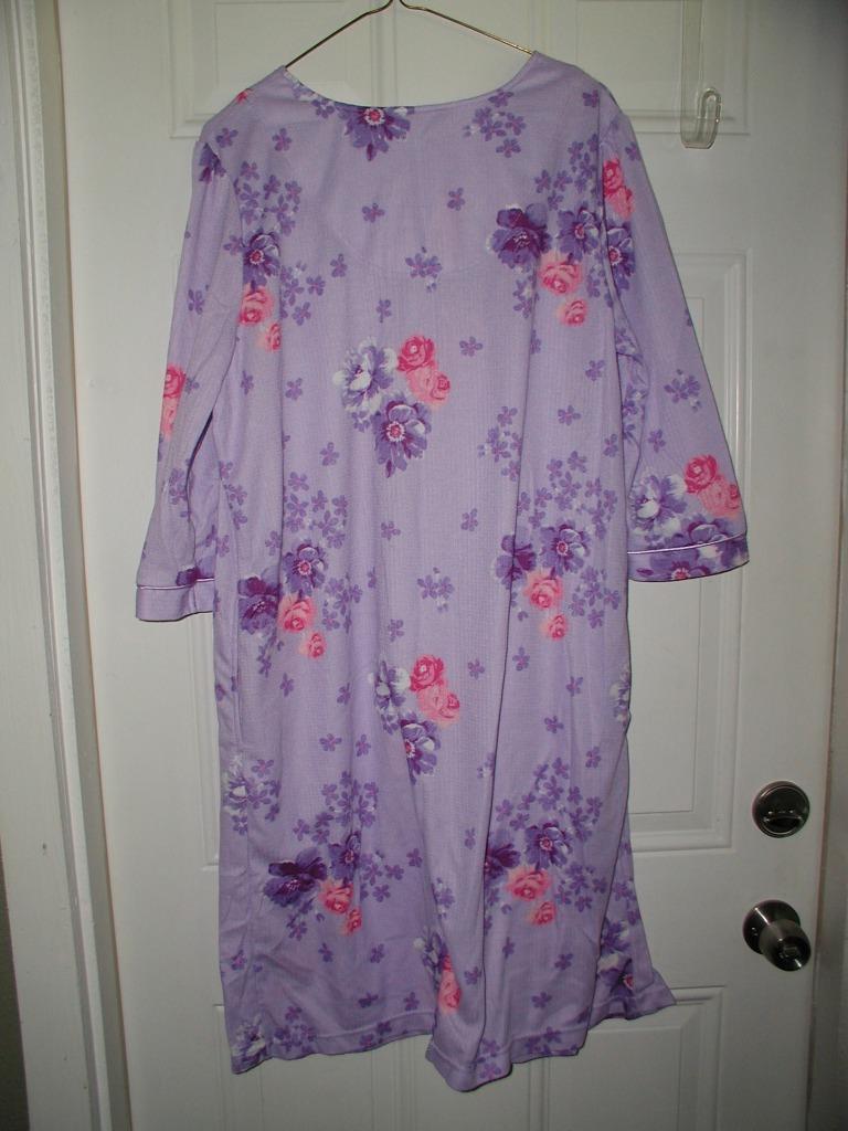 Secret Treasures 3/4 sleeve house dress robe duster granny housecoat sz ...