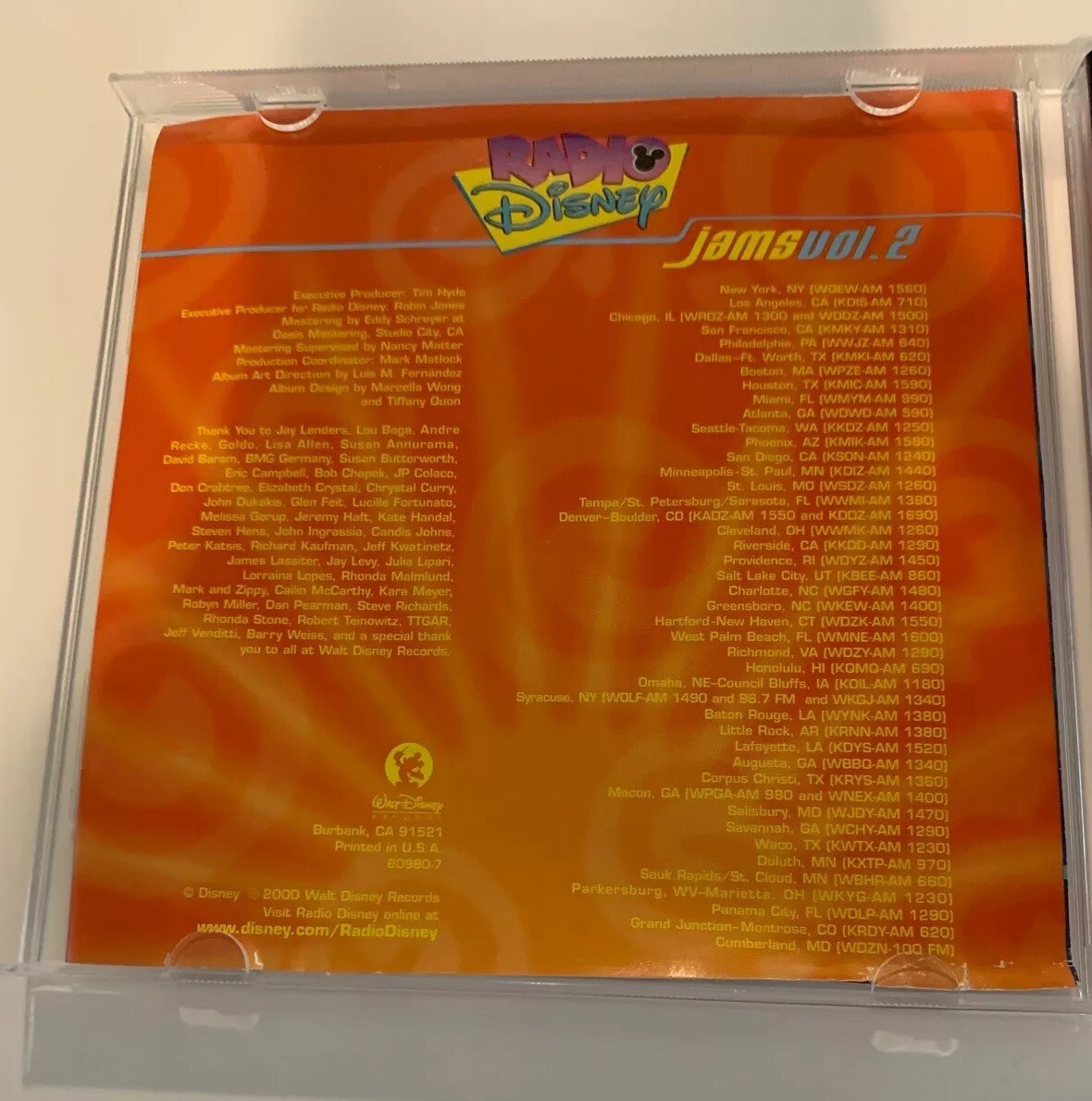 Radio Disney: Kid Jams, Vol. 2 by Disney (CD, Feb-2000, Disney ...