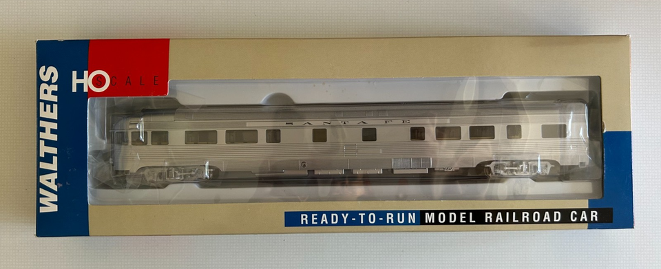 WALTHERS 932-6505 HO Budd Tavern Observation Car - Santa Fe | eBay