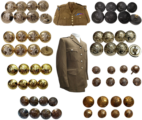 FAD No2 Button Set for Service Dress Jackets and Old Pattern Tunics ...