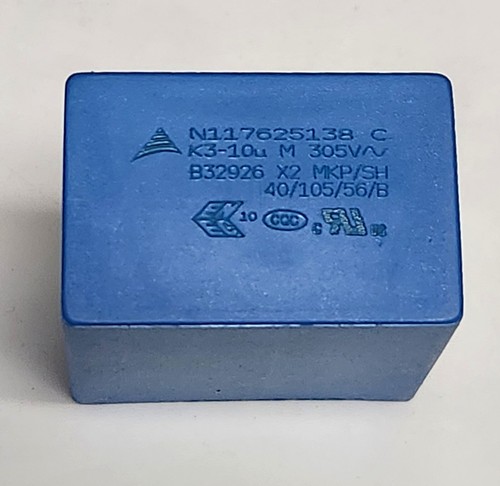 TDK B32926 X2 MKP SH CAPACITOR Relay N117625138 C K3-10U M 305V 40/105 ...