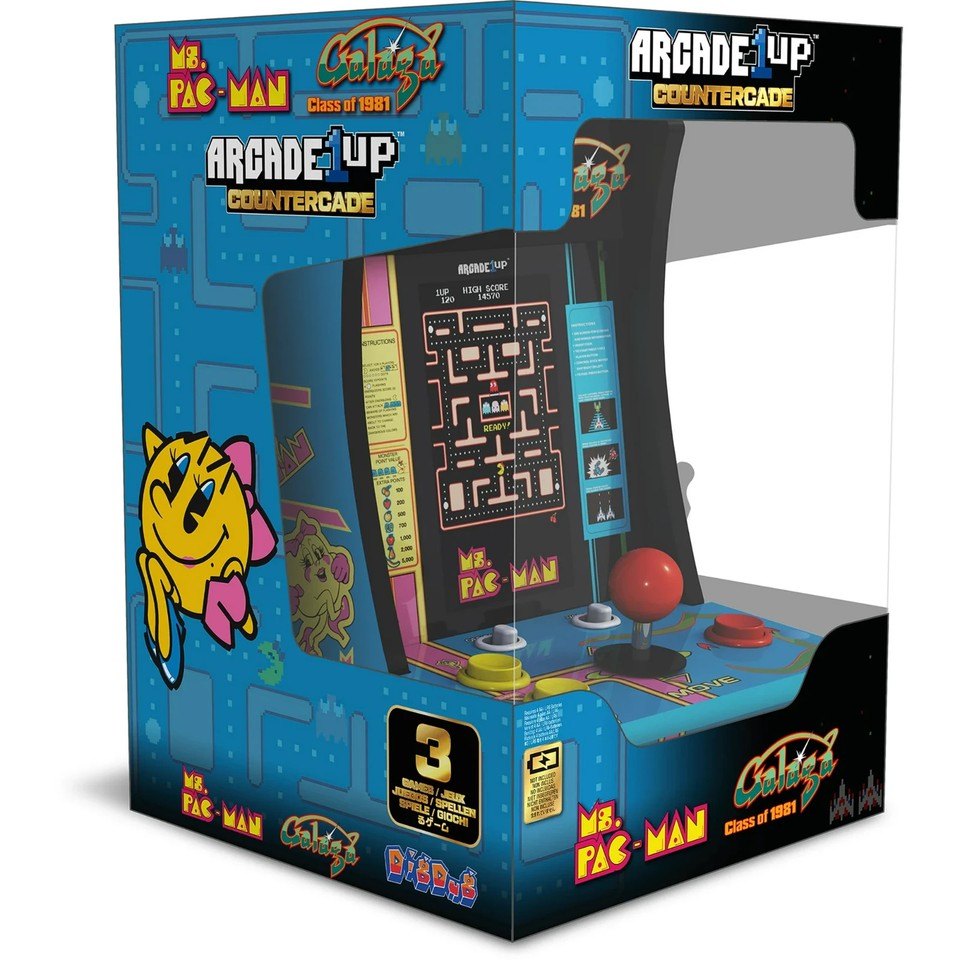Arcade1Up Class of ‘81 Ms. PAC-MAN / GALAGA Countercade | eBay