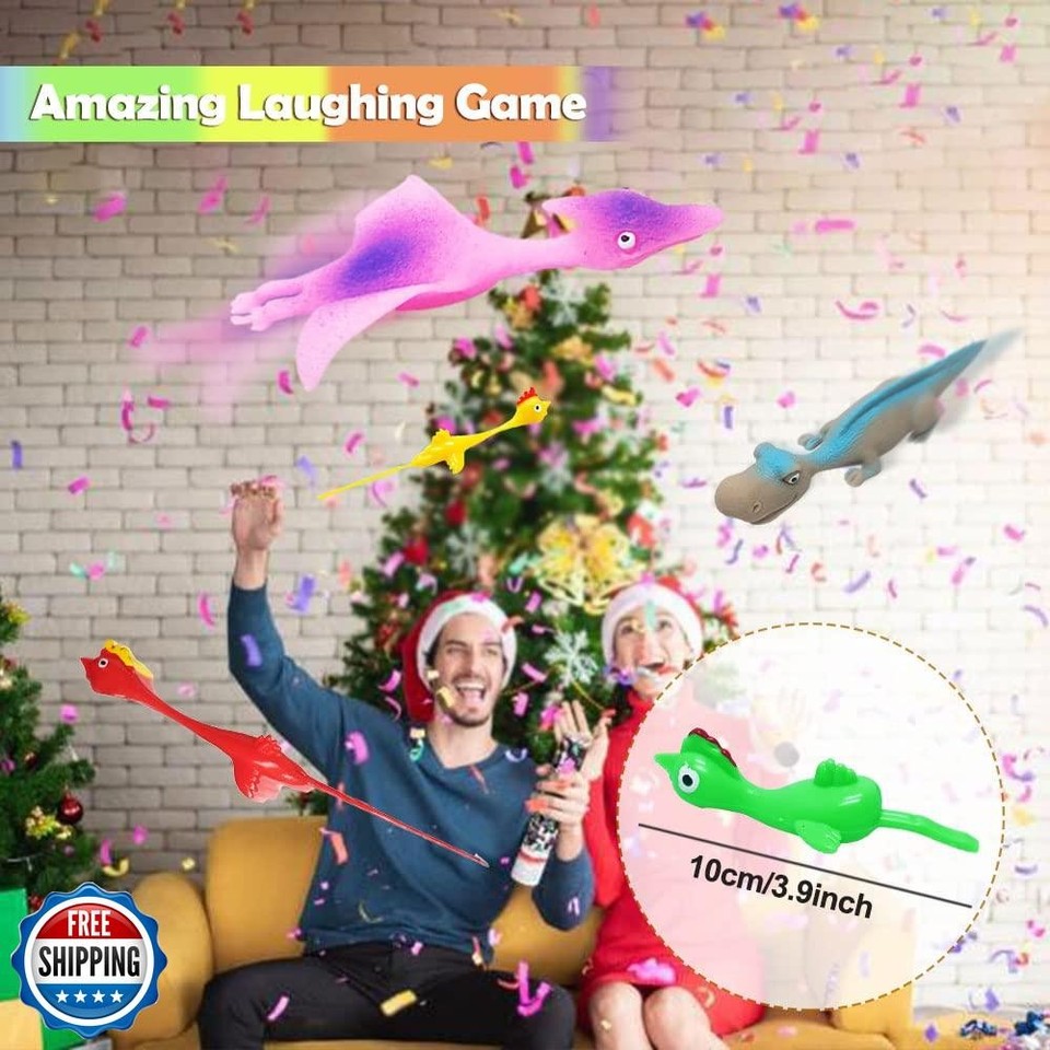 Namii W Rubber Chicken Slingshot Dinosaur Catapult Toys, Slingshot ...