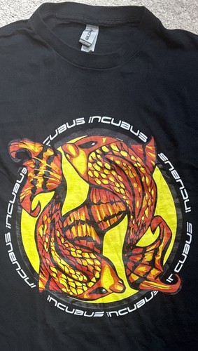 Incubus Band T Shirt Morning View Era Koi Fish Graphic Tee Gildan Heavy ...