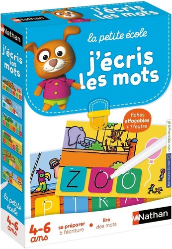 Nathan - J'écris les mots - Jeu éducatif pour débuter avec l'écriture ...