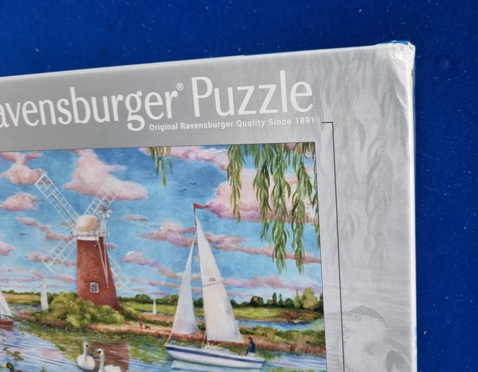 Ravensburger Life Along the Broads 1000 piece jigsaw puzzle *box ...