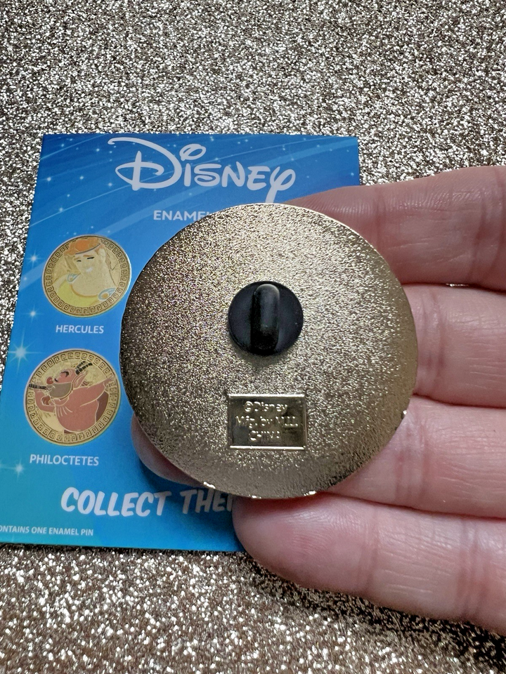 HERCULES Gold Coin Enamel Pin Badge NEW Disney BoxLunch Exclusive | eBay