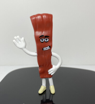 Vintage Dennys Bacon Figure Restaurant Grand Slam Breakfast Guy PVC ...