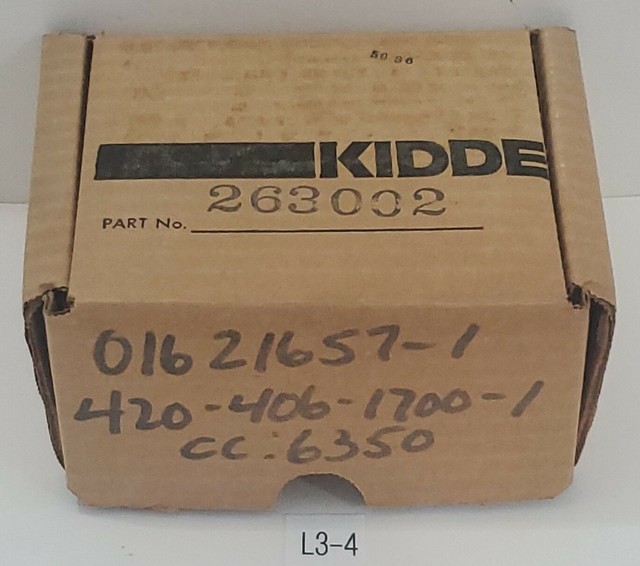 KIDDE 263002 CLASS B1 INPUT ZONE 975514 FIRE ALARM MODULE FOR KIDDE KDR ...