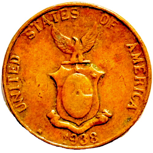 1938 Philippines Coin 1 Cent One Centavo Asia Coins Asian Money Free ...