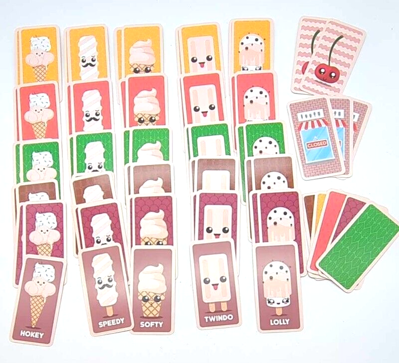 KAWAII Ice Cream Card Board Game Helvetiq Games 2019 COMPLETE | eBay