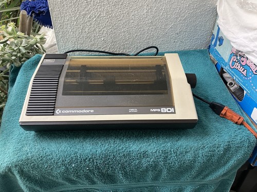Vintage Commodore Matrix Printer MPS 801 | eBay