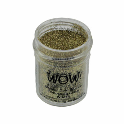 Wow! Glitter Embossing Powder 15ml - Metallic Gold Rich Sparkle | eBay