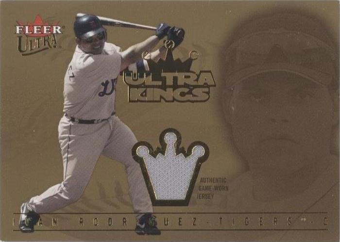 2005 Fleer Ultra - Ultra Kings Memorabilia Ivan Rodriguez #UKJ-IR /150 ...