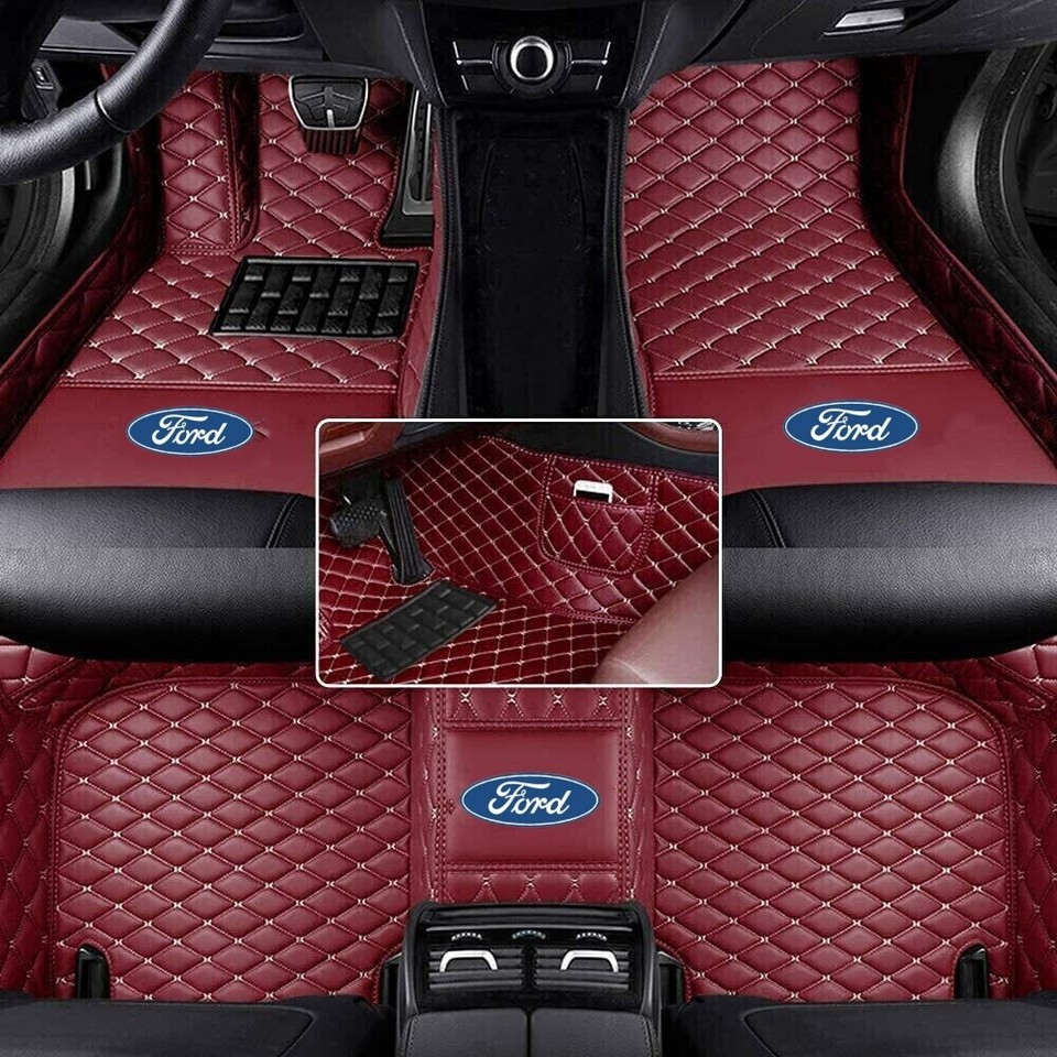 Custom For Ford All Models Car Floor Mats Waterproof Auto Liners ...