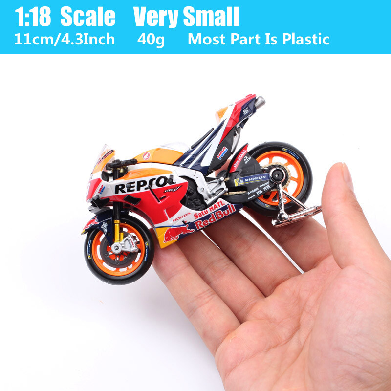 Maisto 1:18 2021 Honda RC213V Repsol #93 Marc Marquez Motorcycle Model ...