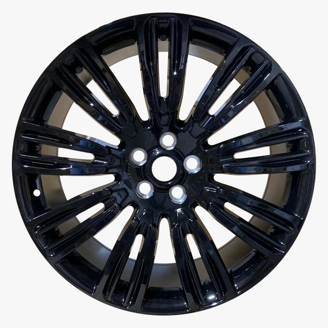 22" BLACK POL ALLOY WHEELS FITS RANGE ROVER EVOQUE VELAR VOLVO+ TYRES ...