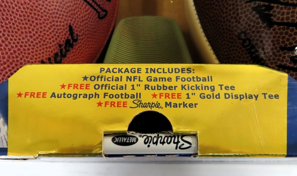 WILSON Official ON FIELD Authentic GAME FOOTBALL / AUTOGRAPH FOOTBALL ...