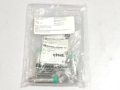 Pepperl Fuchs NJ8-18GM50-E2-V1 084485 Inductive Capteur NJ818GM50E2V1 ...