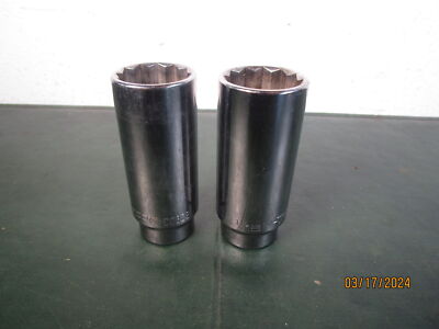 2 Matco Tools USA 1/2 Dr Deep 12pt Sockets 1-1/16" & 1" | eBay