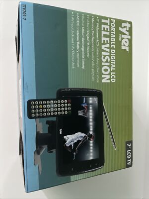 Tyler TTV701 7" Portable Widescreen LCD TV with Detachable Antennas ...