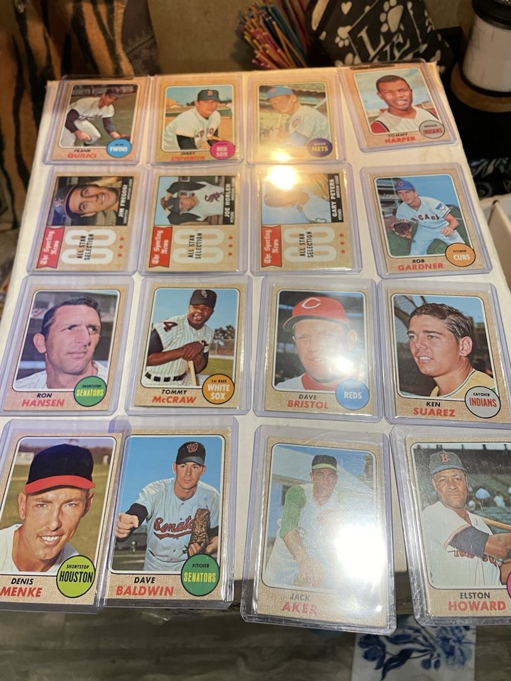 1968 Topps Baseball cards 225-250 Card Lot, Absolutely Amazing Shape🔥💯🔥 ...