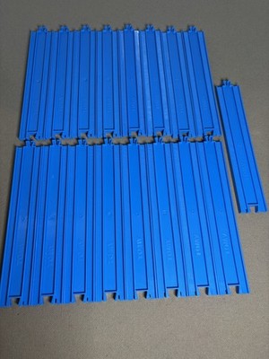 Thomas Friends Tomy Trackmaster Blue 8" Straight Plastic Train Track ...
