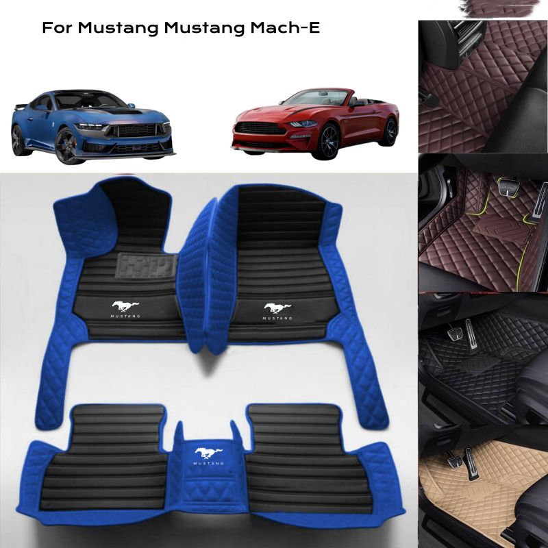 For Ford Mustang Coupe Convertible Mustang Mach-E Car Floor Mats Auto ...