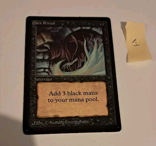 MTG Magic the Gathering Beta Dark Ritual PL | eBay