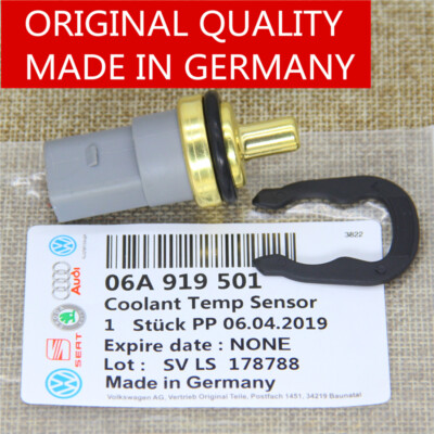 2 pins Coolant Temperature Sensor and O-Ring Fit Volkswagen VW Audi 06A ...