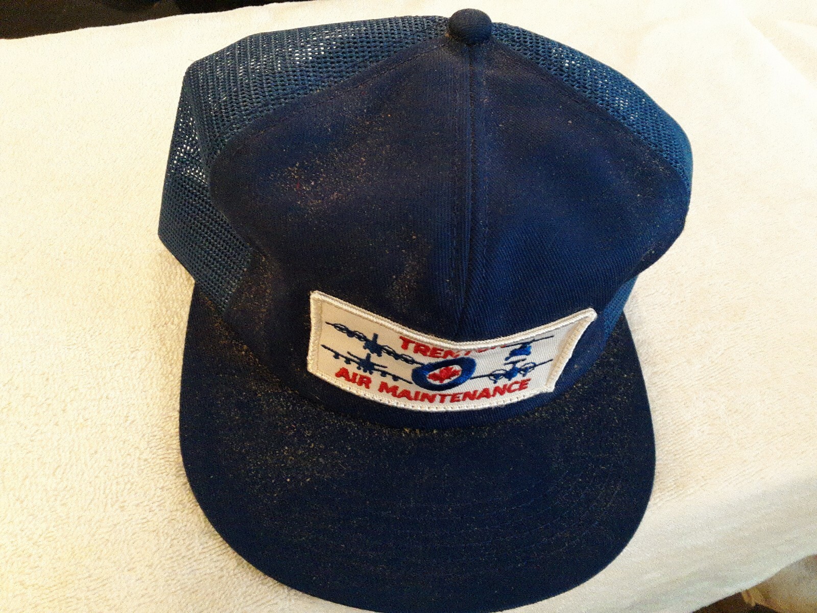 "Trenton Air Maintenance" Hat Cap nice used one size fits all FREE ...