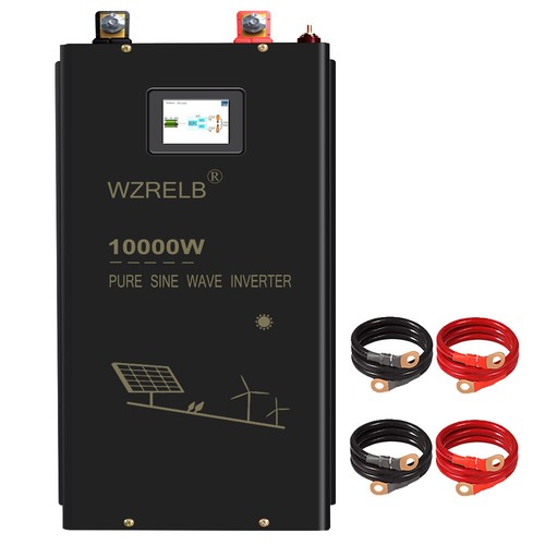 10000W Pure Sine Wave Split Phase Inverter 24V to 120V 240V Solar Home ...