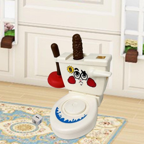 Simulation Toilet Ejection Toy Funny Poop Game for Girls Boys Children ...