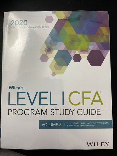 Wiley's Level I CFA Program Study Guide 2020 : Complete Set by Wiley ...