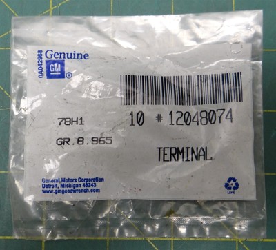 (10) GM 12048074 Front Door Switch Lock Cyl Terminal for Pontiac Buick ...