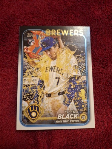 2024 Topps Update #US150 Tyler Black RC RD Milwaukee Brewers | eBay