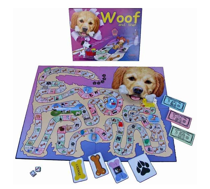 Woof and Me educational board game of pet dog ownership and care new ...