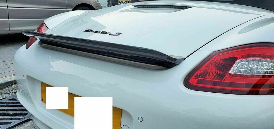 Fiberglass Ducktail Spoiler Strosek Style for 987 Porsche Cayman ...