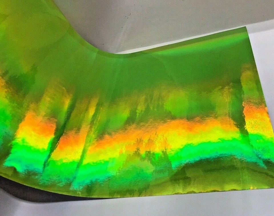 Holographic Rainbow Sign Vinyl, Pick Color + Size, Fantasy Shimmer Neo ...