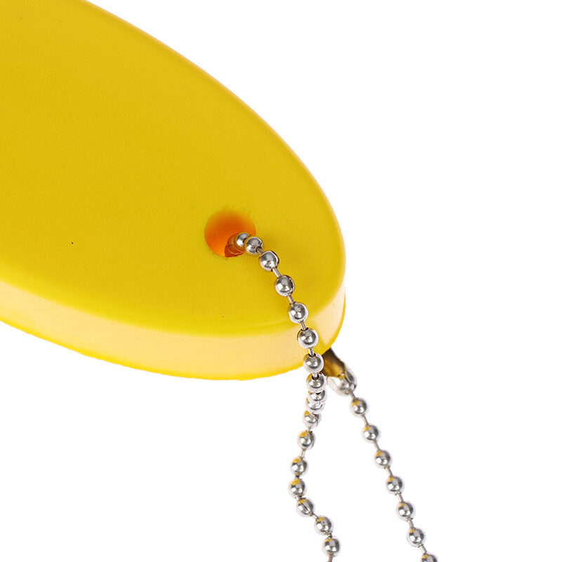 Foam Floating Buoyant Keychain For Water Sports Swimming Oval Keyring ...