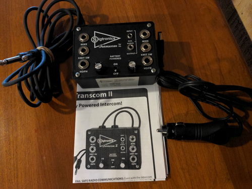 Sigtronics Transcom II (SPO-22N 2 way) HIGH NOISE REDUCTION Intercom | eBay