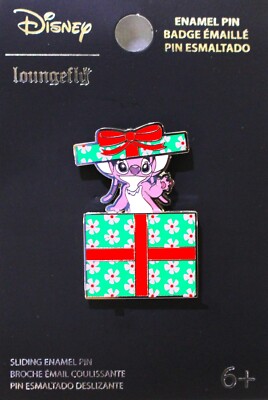 Loungefly Disney ANGEL Sliding Present Pin Surprise Pop Up Gift Pin | eBay