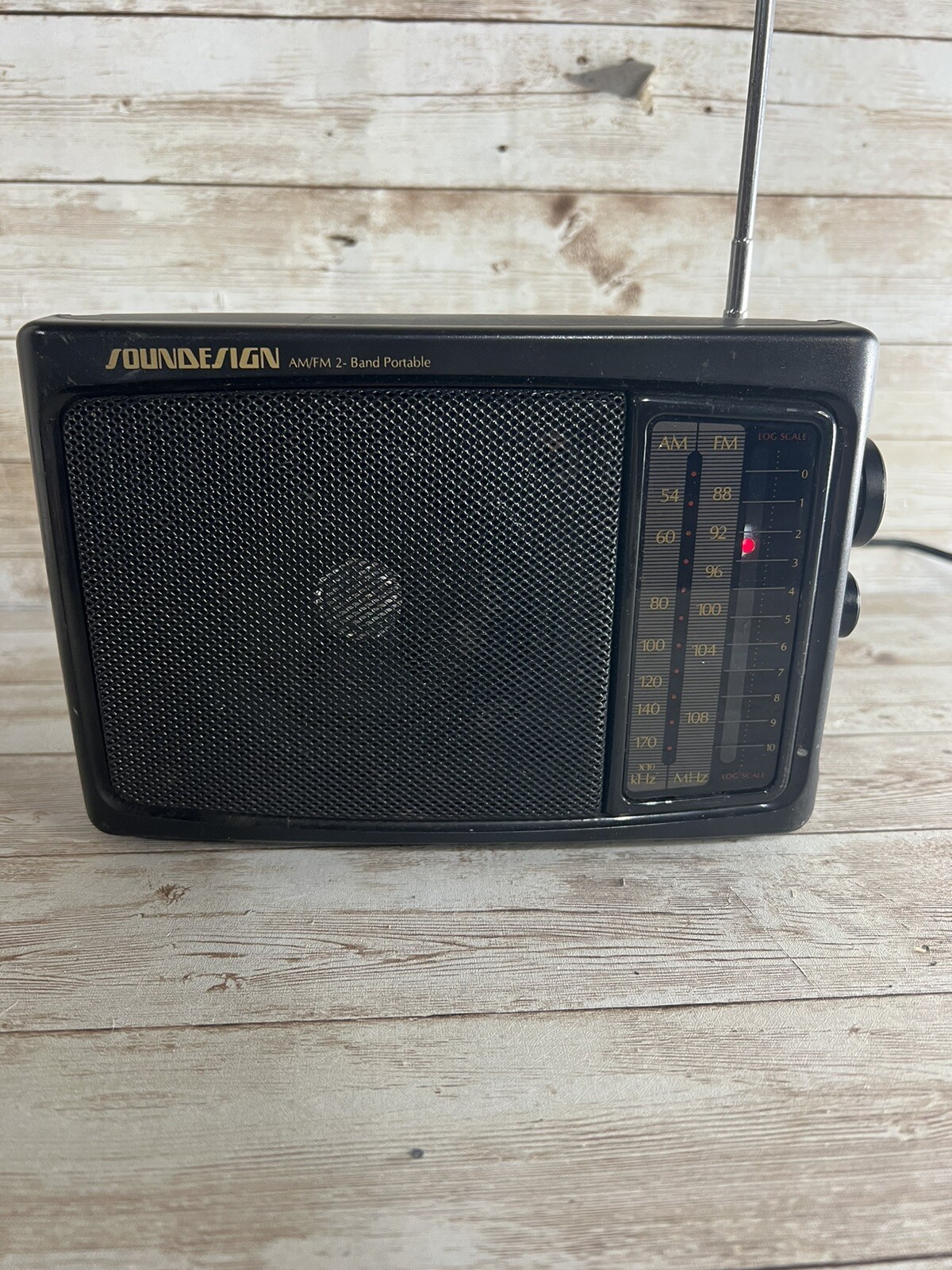 Sound Design Model 2236blk FM AM 2 Band Portable Radio Vintage Tested ...