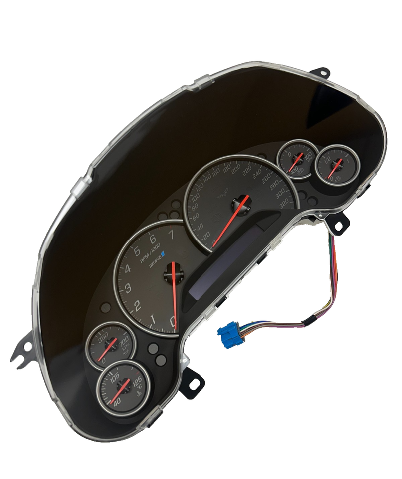 OEM 2010-2011 Chevrolet Corvette C6 ZR1 Logo Speedometer Cluster KPH ...