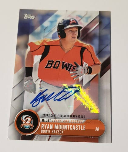 2018 Topps Pro Debut Ryan Mountcastle Auto Autograph #9/50 Bowie Baysox ...